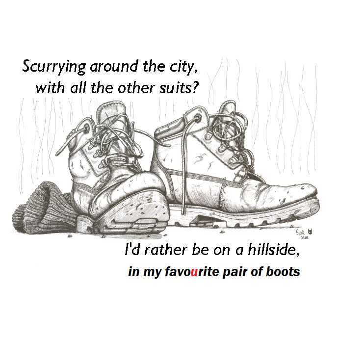 Scurry around that city