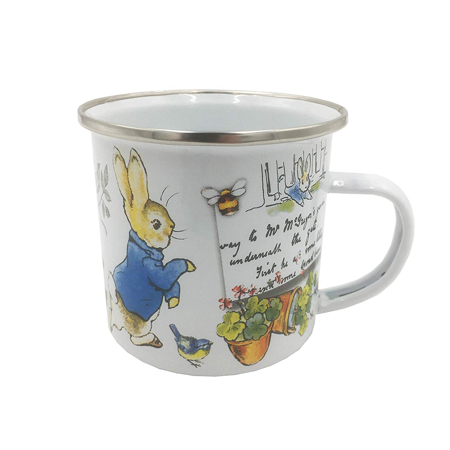 Beatrix Potter Peter Rabbit Enamel Mug | Just for Ewe