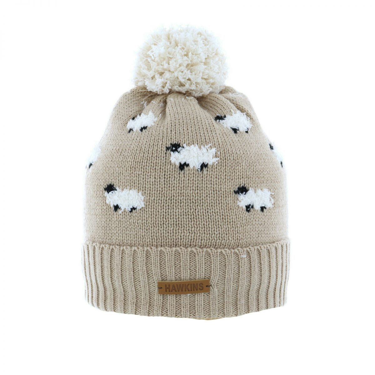 Woolie Hats with Pom Pom | Knitted Winter hats | Just For Ewe