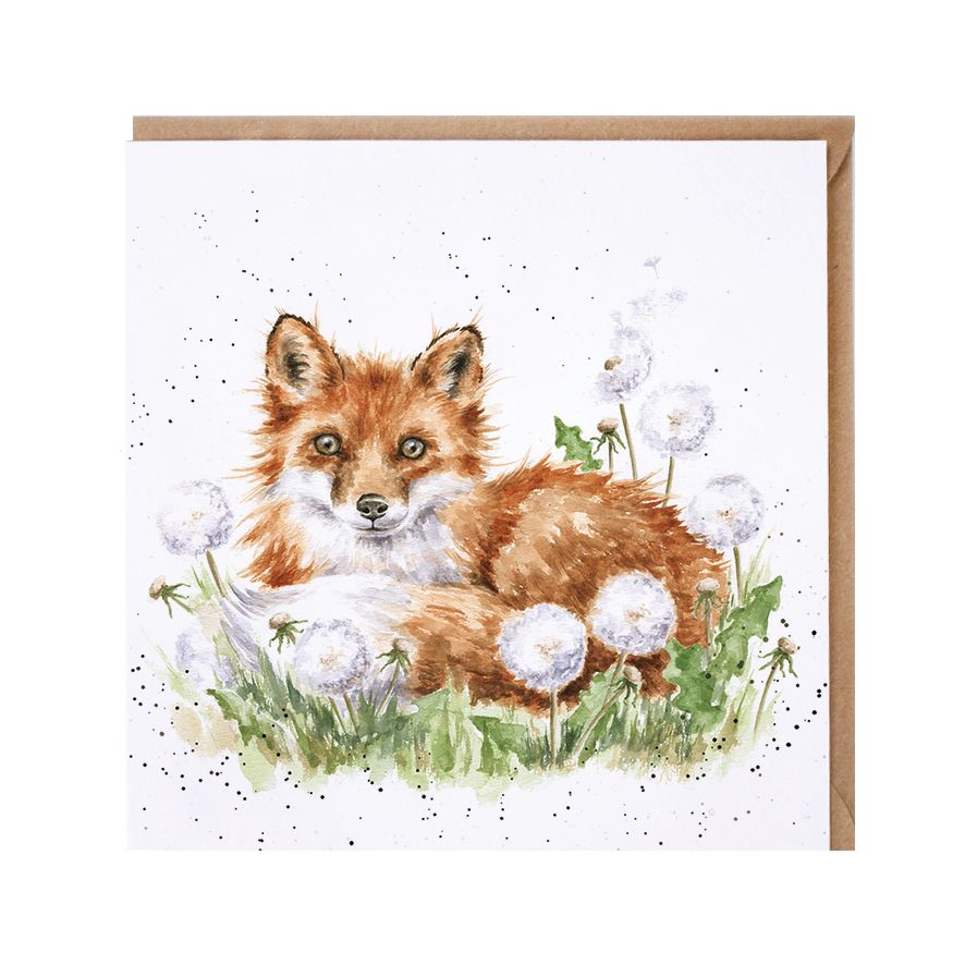 The Dandy Fox Wrendale Greeting Card | Just for Ewe
