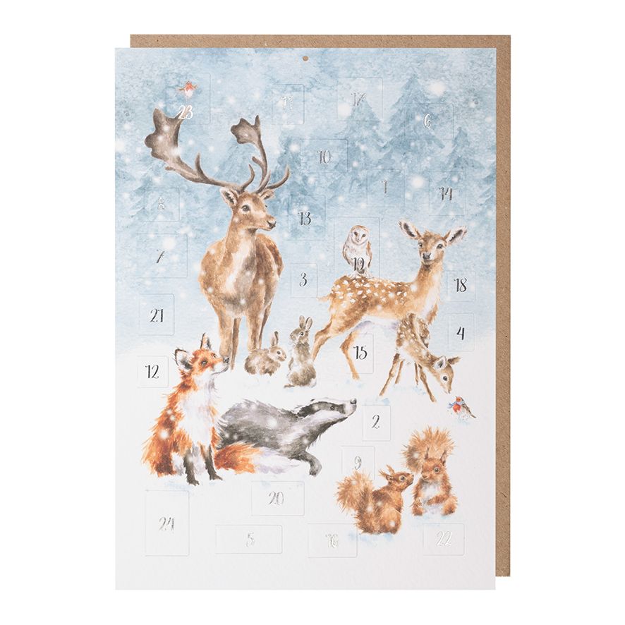 Wildlife Advent Calendar "A Winter Wonderland" Wrendale Designs | Just ...