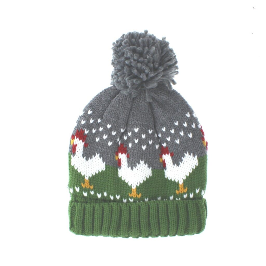 Woolie Hats with Pom Pom | Knitted Winter hats | Just For Ewe