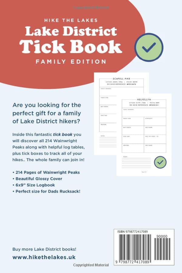 The Lake District Tick Book Family Edition | Just for Ewe